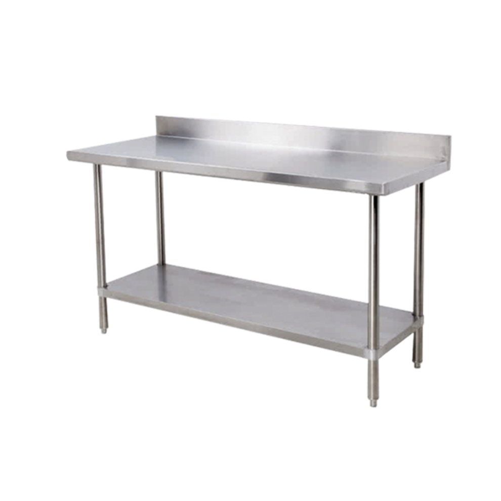 Splash-back S/Steel Table CC1.2SB (1.2m) | Soft-Ice Catering Equipment